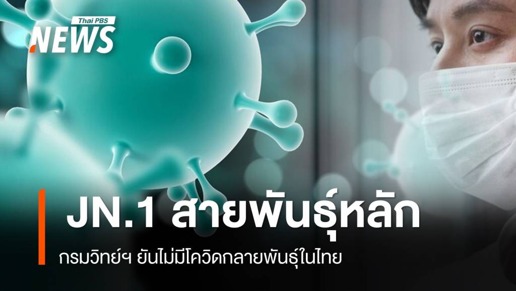 ยันโอมิครอน JN.1 คงอยู่ระบาดในไทย-ไม่พบสายพันธุ์ใหม่ | Thai PBS News ...