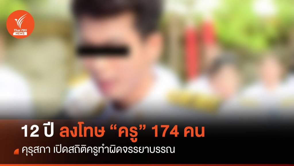 เปิดสถิติ 12 ปี คุรุสภา ลงโทษ "ครู" ทำผิดจรรยาบรรณ 174 คน | Thai PBS News ข่าวไทยพีบีเอส