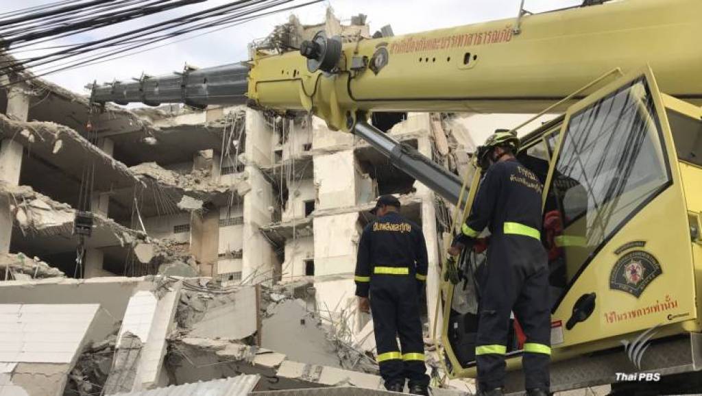เตรียมกู้ซากศพคนงานจากเหตุการณ์อาคารถล่มสุขุมวิท 87 | Thai PBS News ...